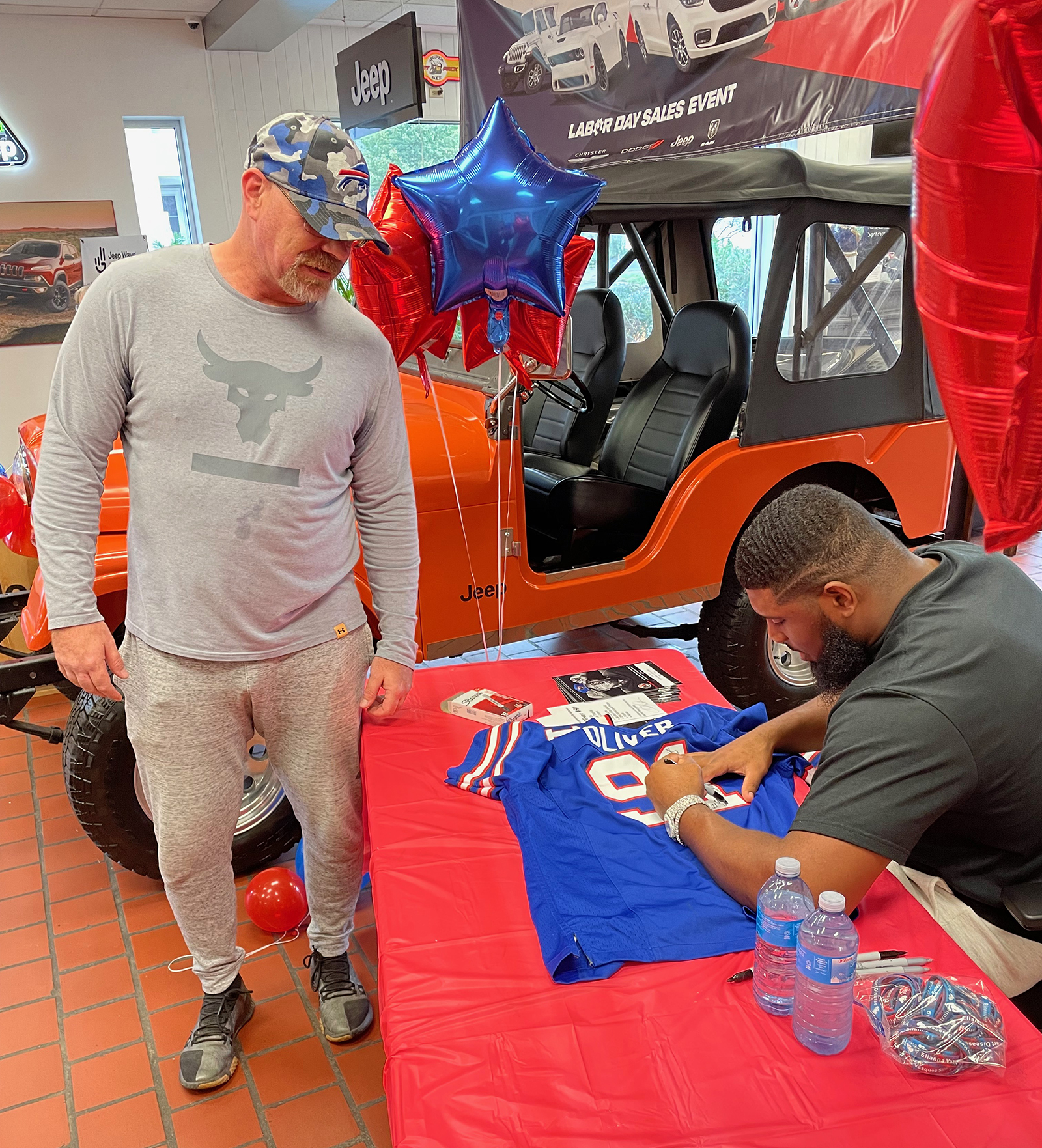 Bills DT Ed Oliver Welcomes Fans During Local Stop | News, Sports, Jobs ...